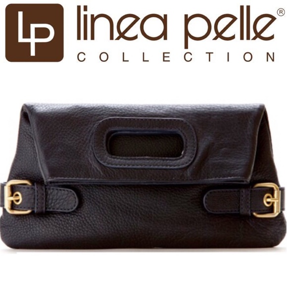 Linea Pelle | Bags | Linea Pelle Lola Leather Clutch | Poshmark